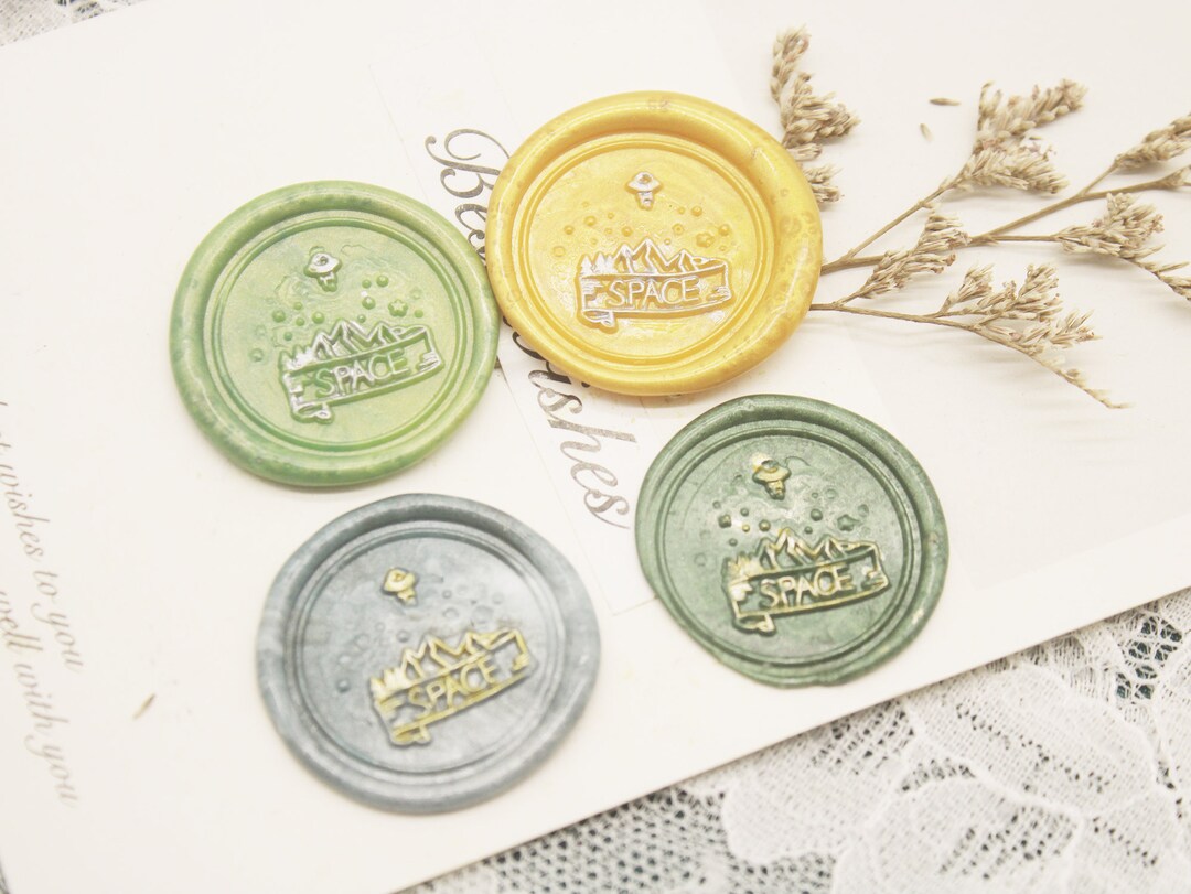 Space Wax Seal Stamp Kit Wedding Custom, Wedding Wax Stamp Seal ...