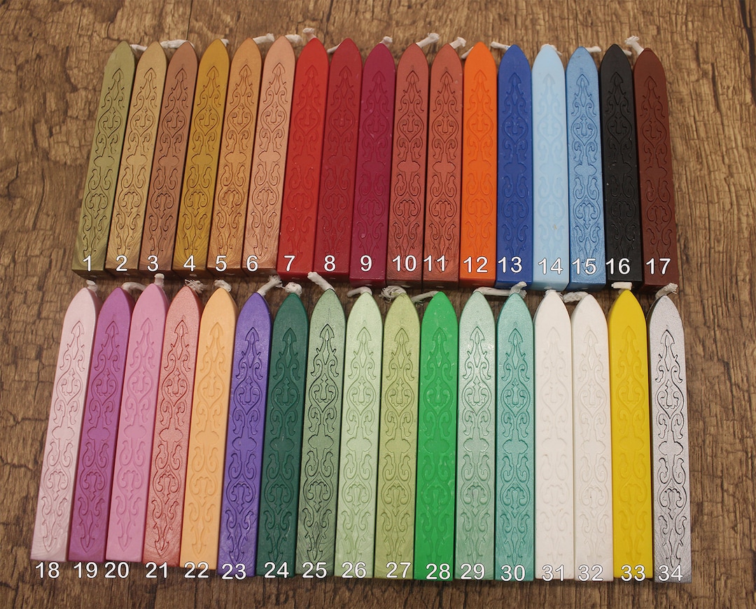 Stamp Seal Wax Sticks - Invitation Seal Wax Sticks - 1 Stick for 7-8 ...