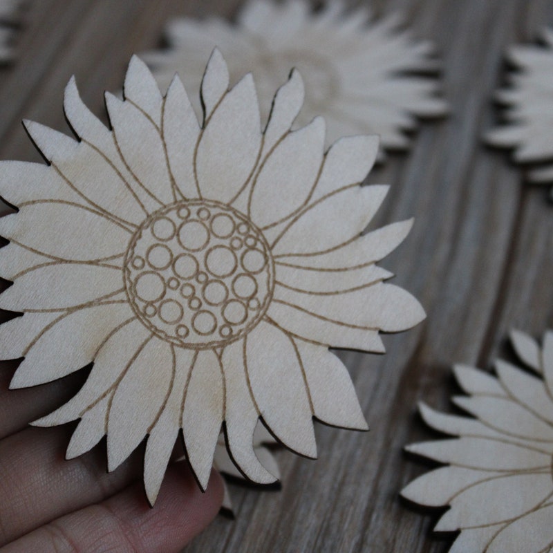 Wood Flower Shapes - Etsy