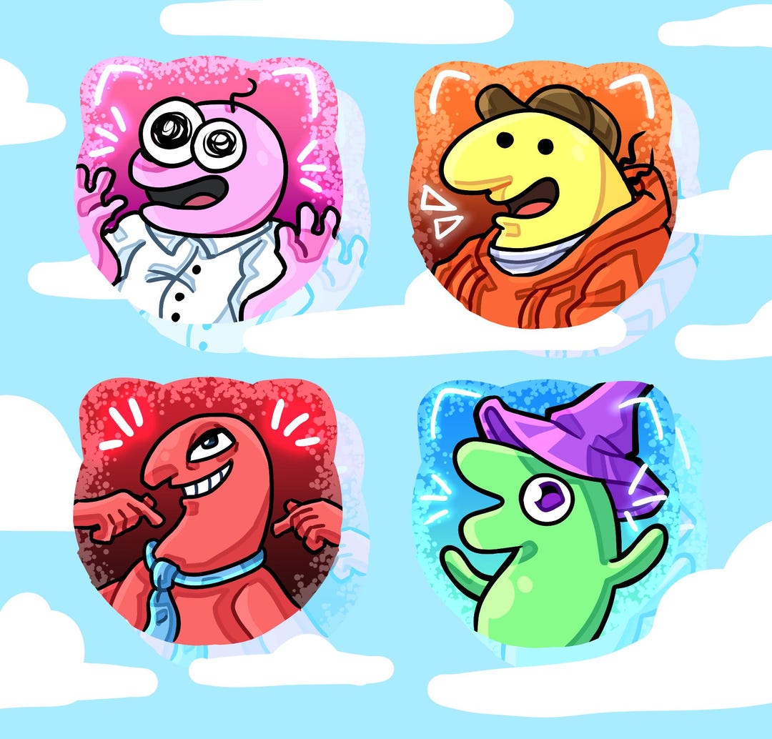 Friends! Cat-shaped Buttons - Etsy