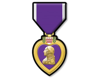 Purple Heart Combat Vet Svg - Etsy