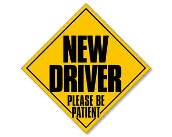New Driver Car Sign | Etsy