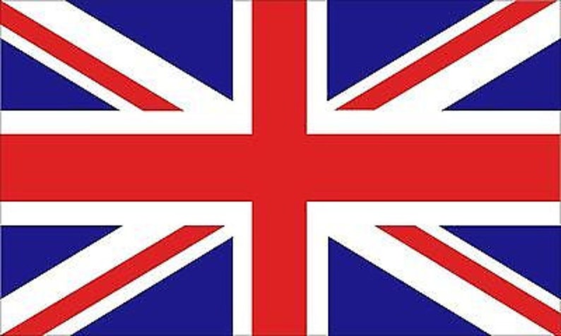 3x5 inch UNION JACK Flag Sticker london uk britain british | Etsy