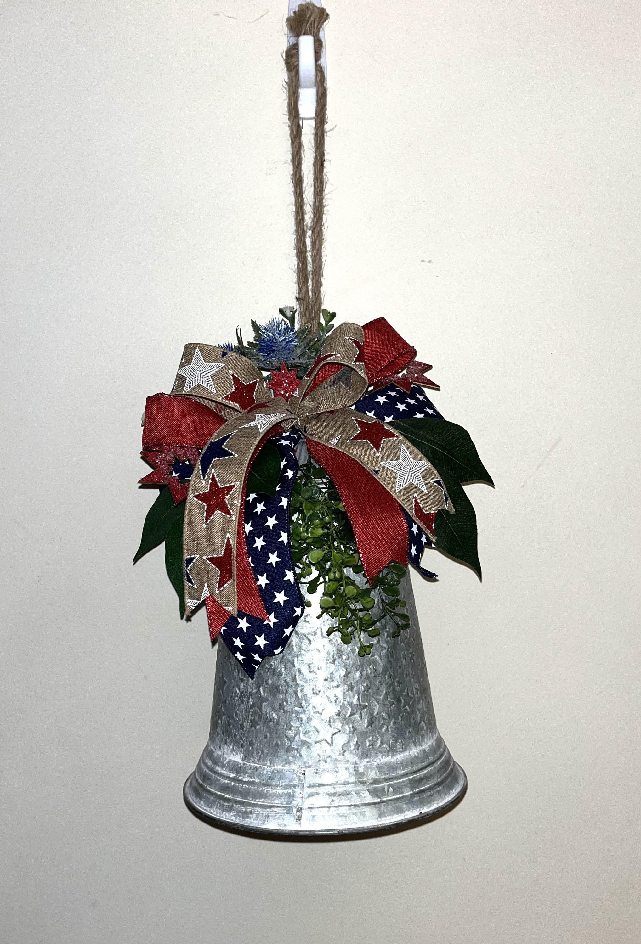 Americana Metal Bell, Patriotic Fourth of July Decor - Etsy