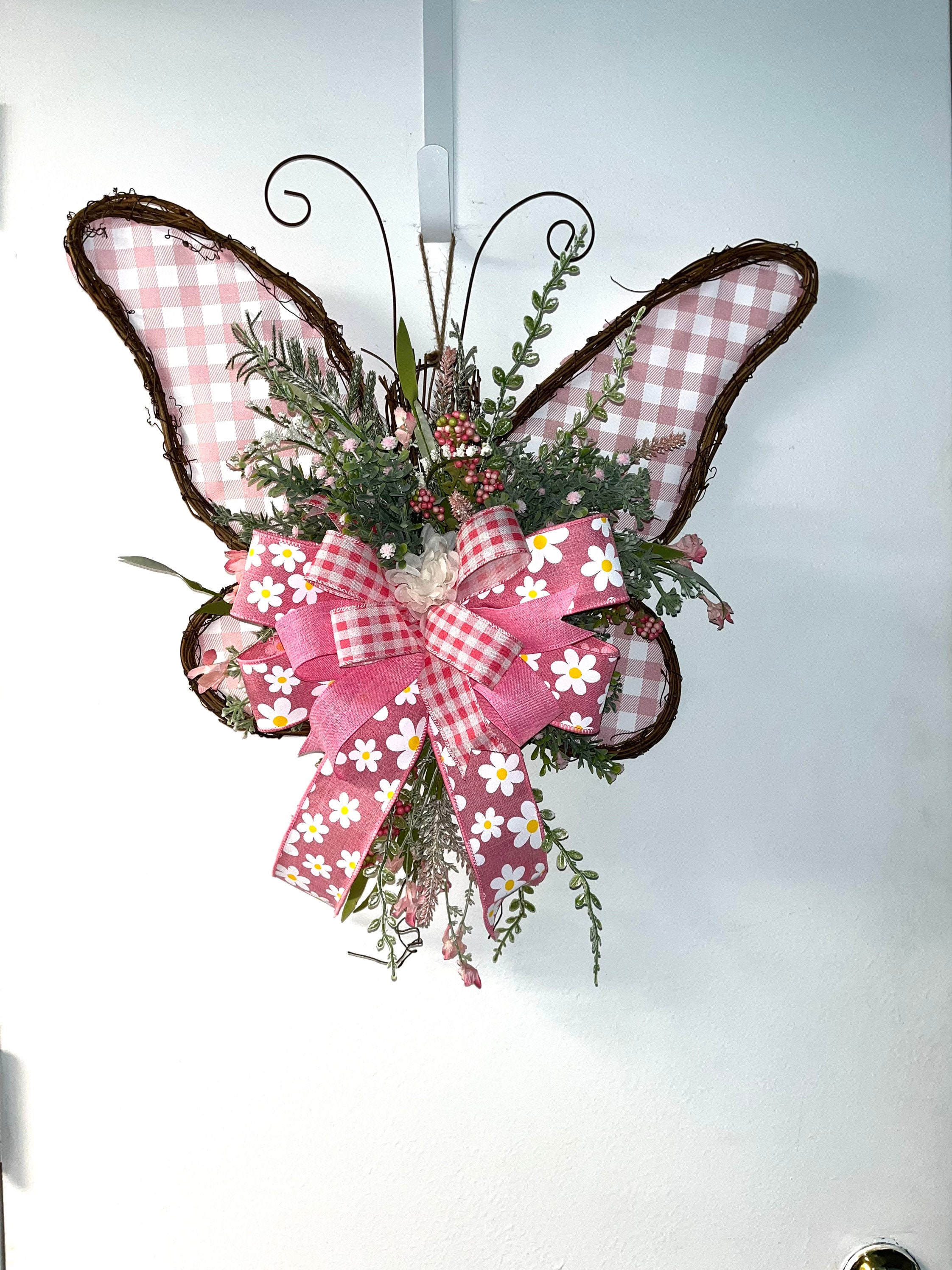 Butterfly Twig Door Hanger, Spring Decor - Etsy