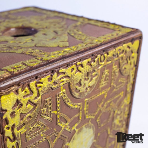 Sculpture Art Objects Hellraiser cube Leather Hellraiser movie puzzle ...