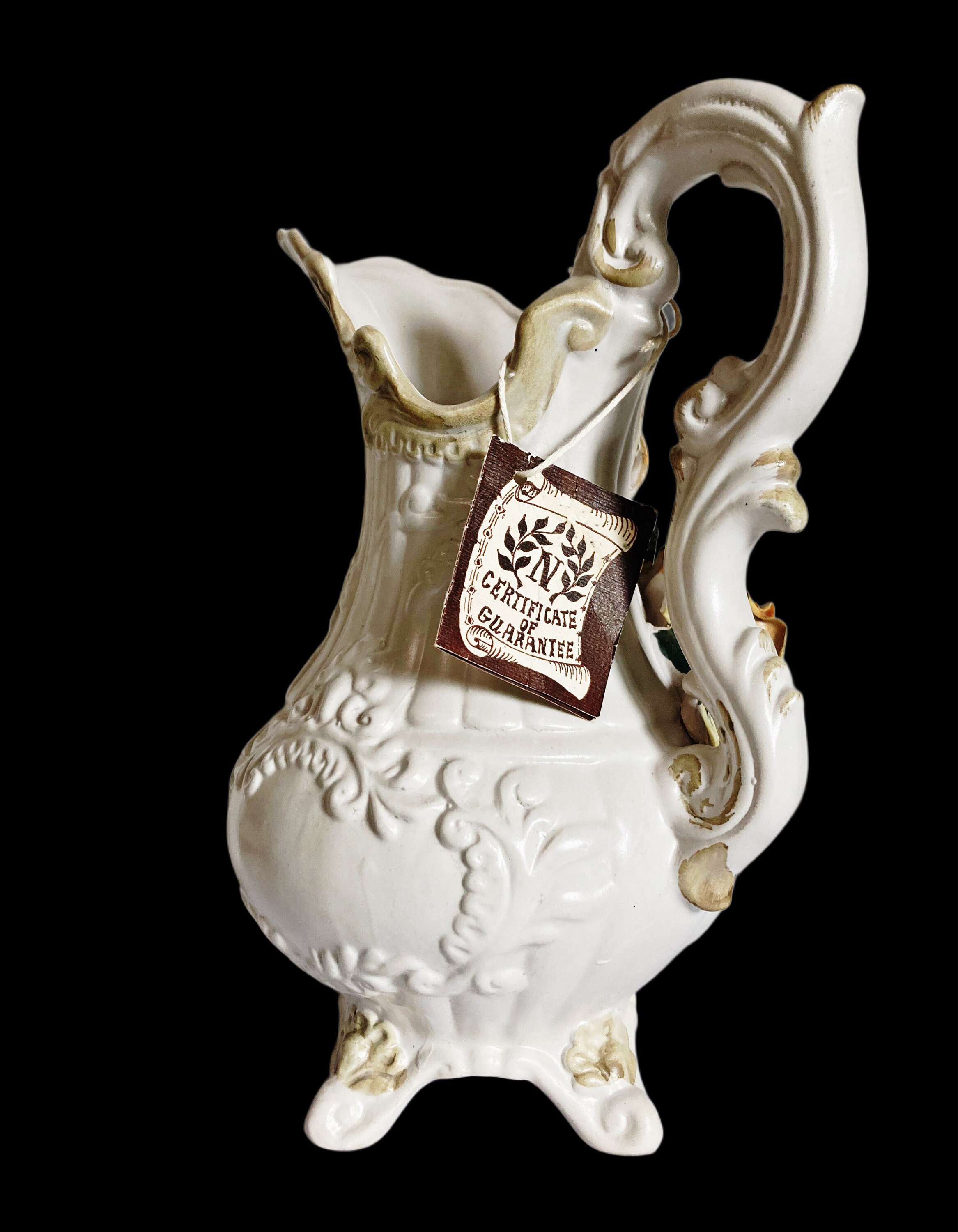 Capodimonte Vase Floral Pitcher / Made in Italy - Etsy