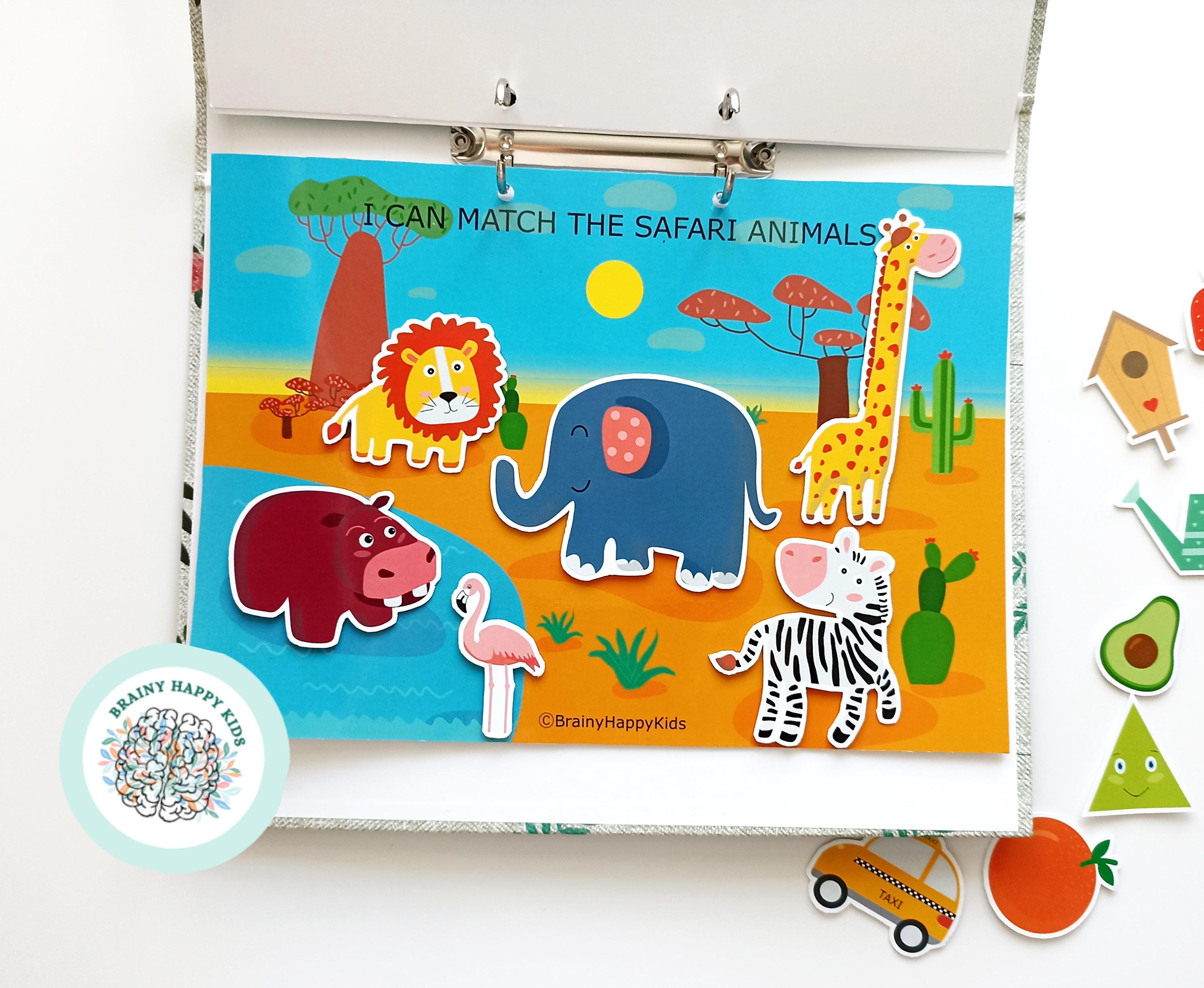 Toddler Busy Book Printable, Learning Binder, Kids Quiet Book ...