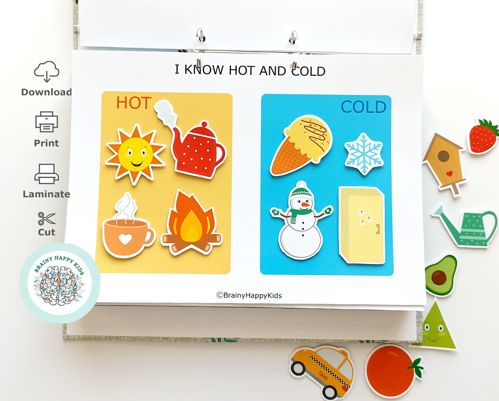 Toddler Busy Book Printable, Kids Quiet Book, Learning Binder ...