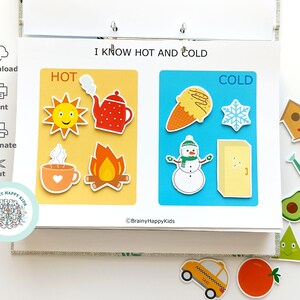 Toddler Busy Book Printable, Kids Quiet Book, Learning Binder ...