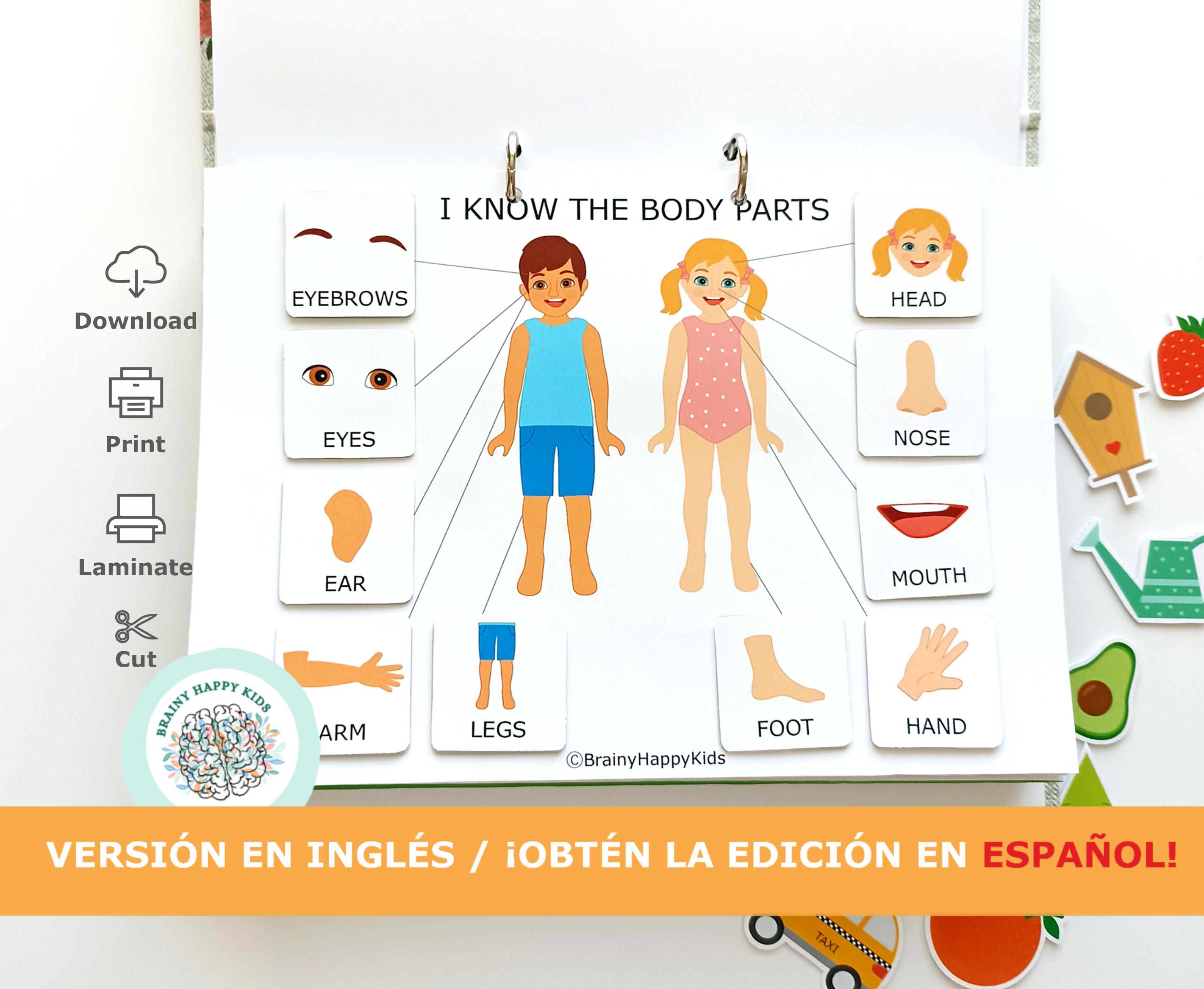 Spanish Busy Book Printable, Toddler Learning Binder, Kids Quiet Book ...