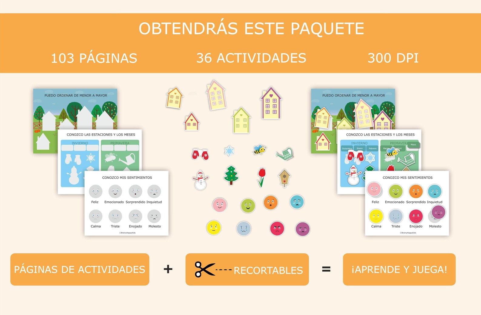 Spanish Busy Book Printable, Toddler Learning Binder, Kids Quiet Book ...