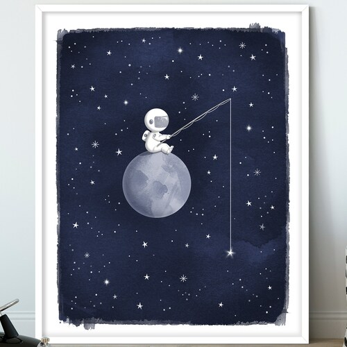 Space ABC Alphabet Poster Printable Wall Art Outer Space - Etsy