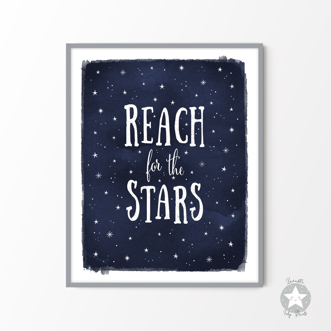 Space Themed Nursery Decor Print, Outer Space Printable Motivational ...