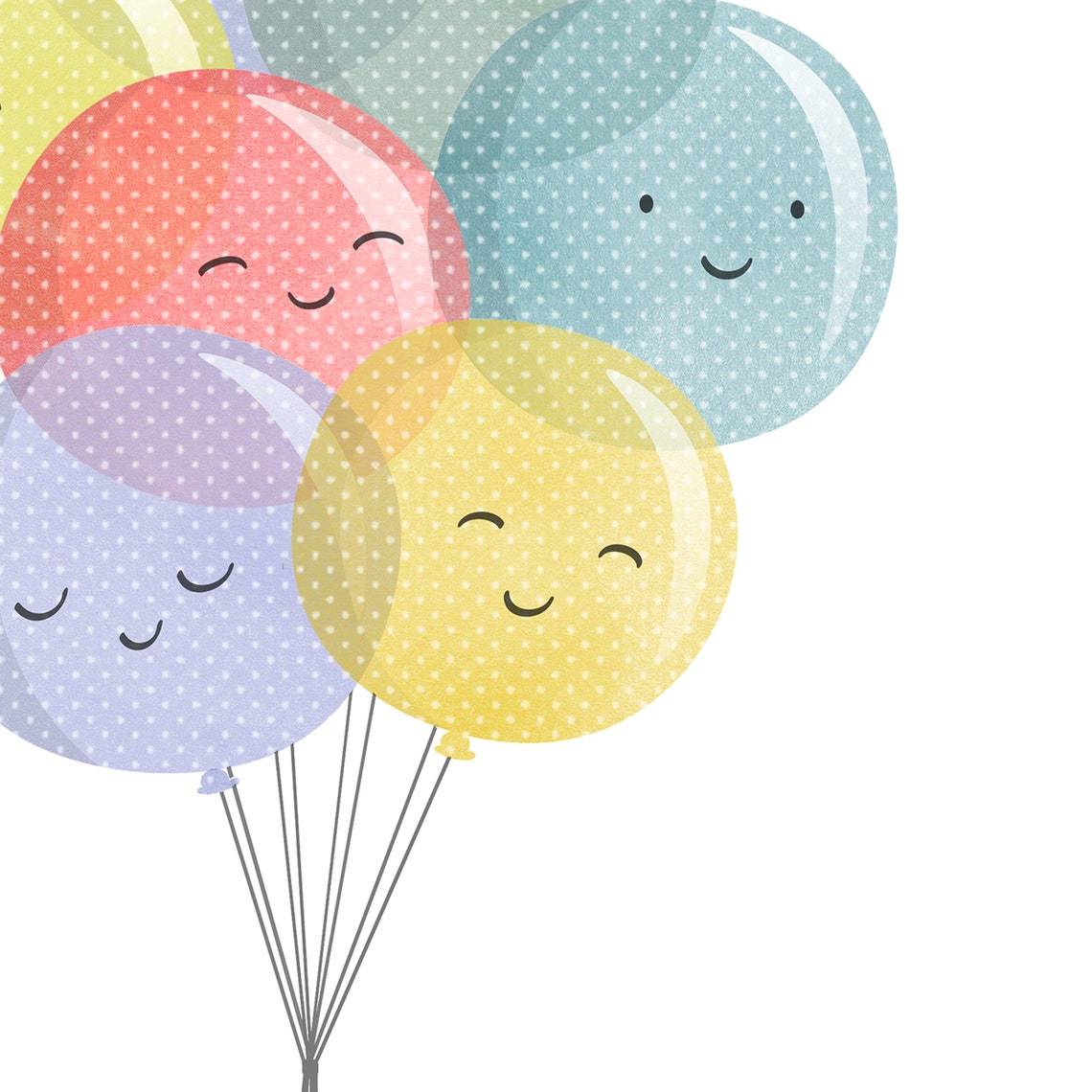 Globo niño temático colorido globos arte de la pared de la | Etsy