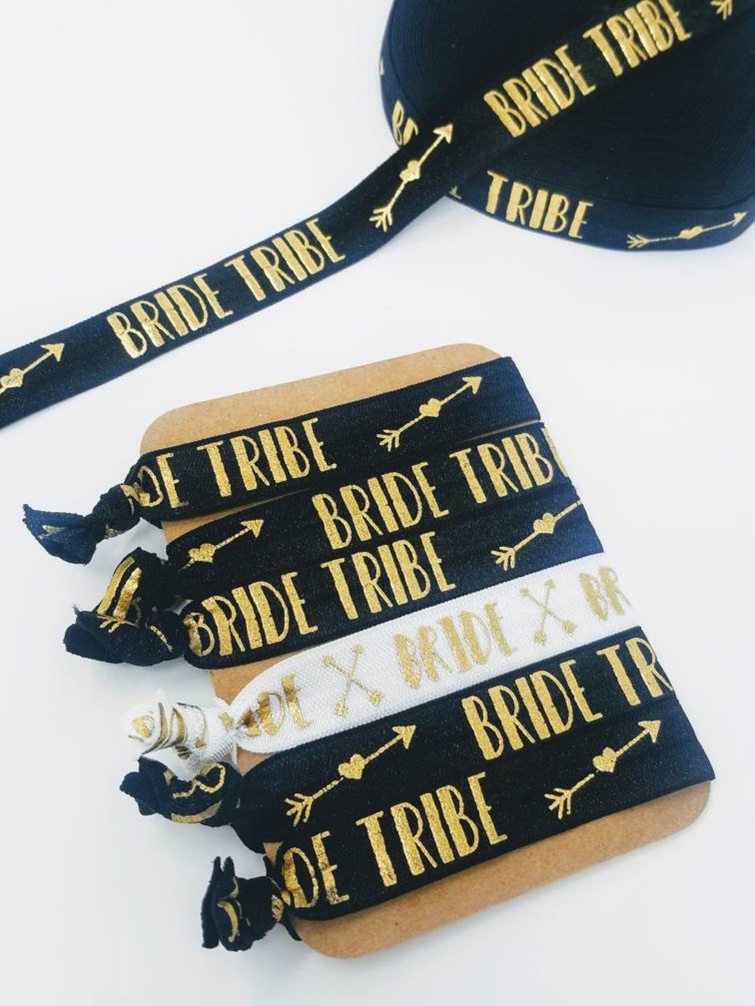 6 Pc Set - Bride Bride's Squad Team Hairties /bracelets - Great for ...