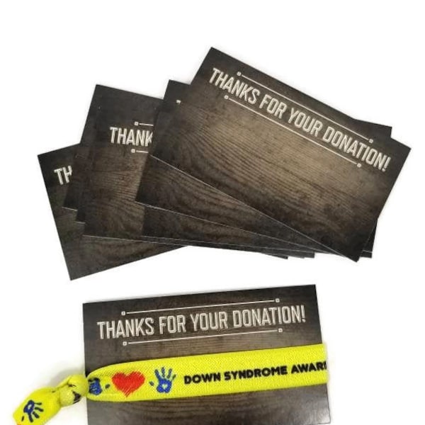 Thank You Donations Cards - Etsy