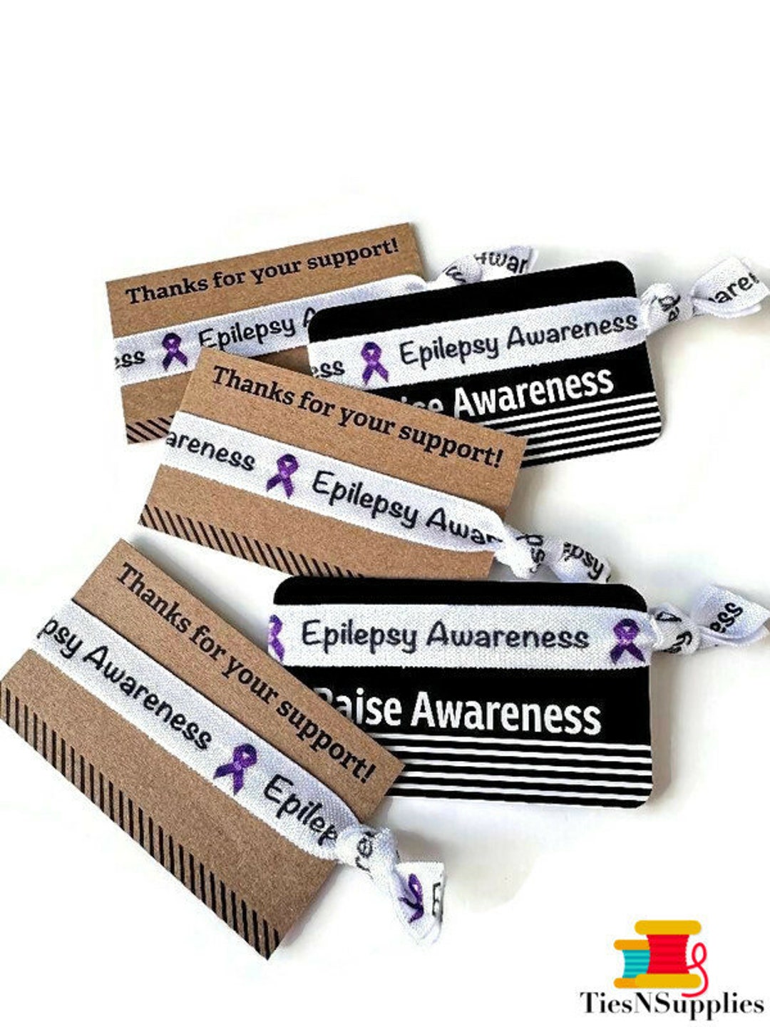 Epilepsy Awareness Raise Awareness Support Arm Band, Bracelet, Hair ...
