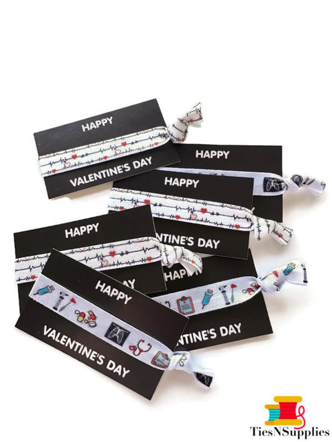 Valentines Day Cards - With Ties EKG Medical Symbols, Valentines Day ...