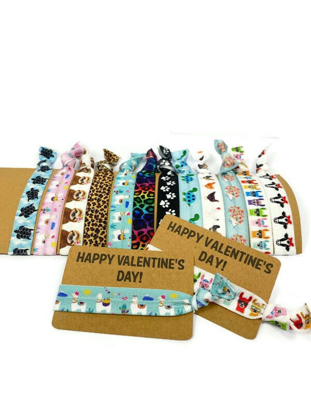 Animal Themed Valentines Cards- PICK YOUR ANIMAL Comes W/bracelet ...