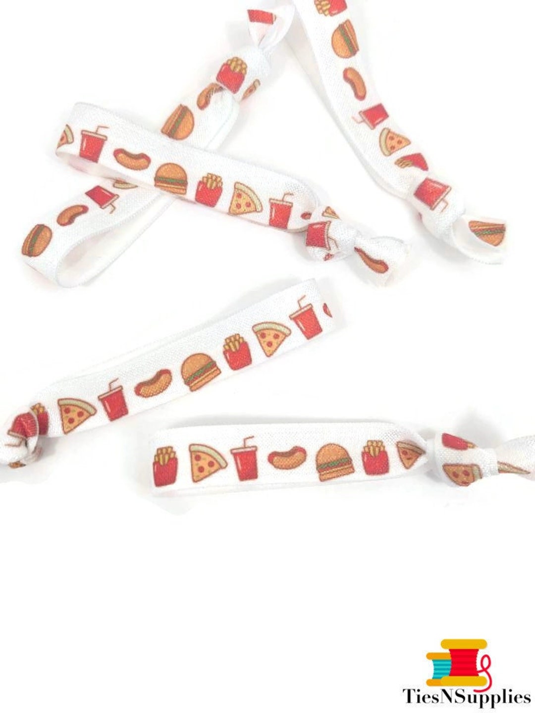 5 or 10 Pizza Hot Dog Soda Hamburger Bracelets Great Valentines Cards ...