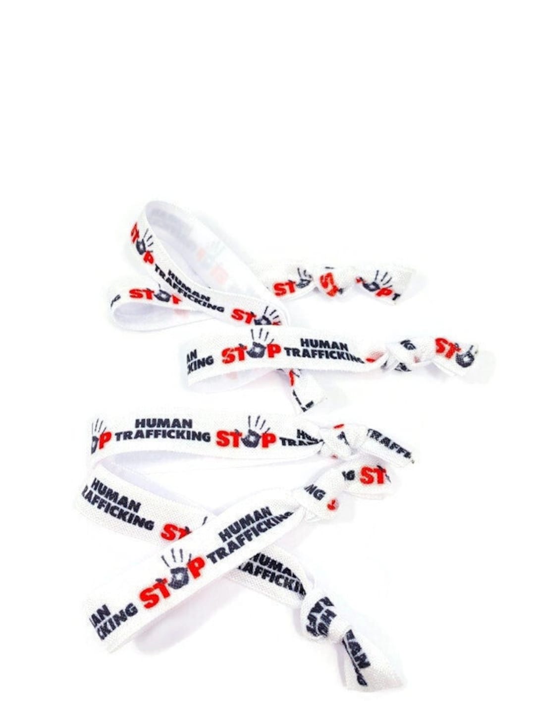 5 or 10 Ties Stop Human Trafficking Ribbon- Great to Raise Awareness ...