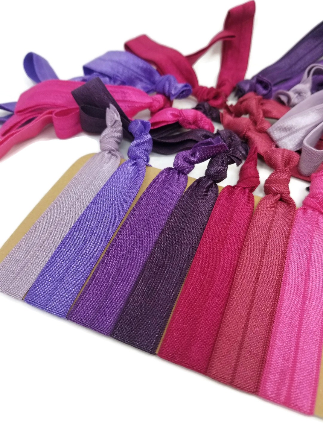 5, 10, or 25 Ties- Pick Your Colors! Berry Colored- Purple, Pink Hair ...
