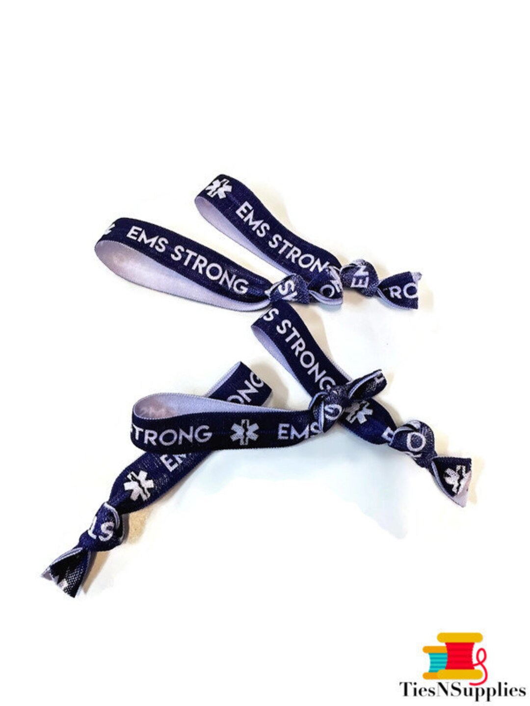 5, 10 or 25 Ties- EMS Strong Ties- Bracelets, Wrist Bands, Hair Ties ...