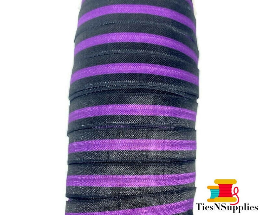 By the Yard- Purple Line- Security- Bracelets, Wrist Bands, Hair Ties ...