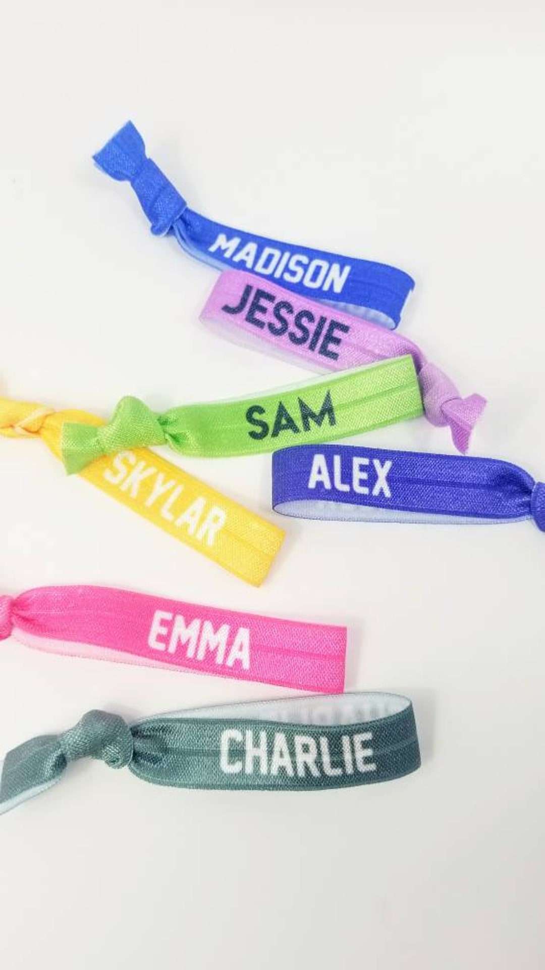 Custom Hair Ties- Single Ties- 5/8