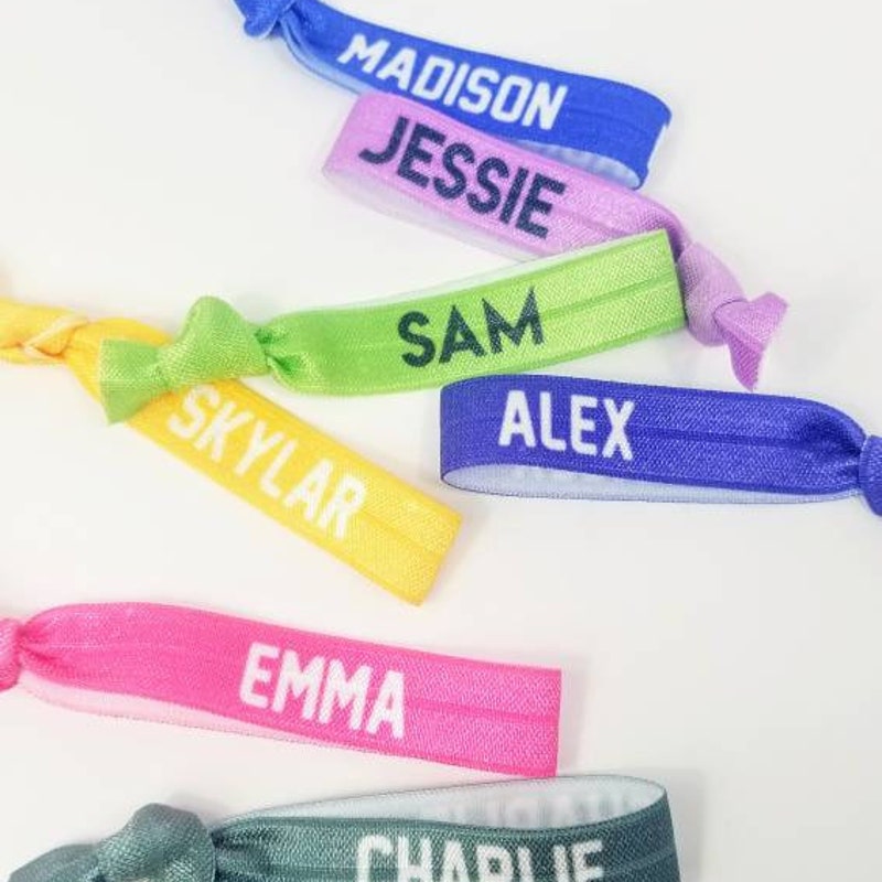 Custom Sports Hair Ties - Etsy