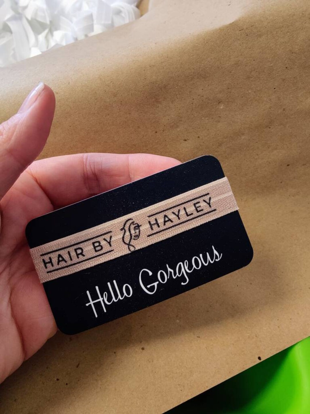 Logo Ties on Cards- Ships From US- Printed With Your Image and Wording ...