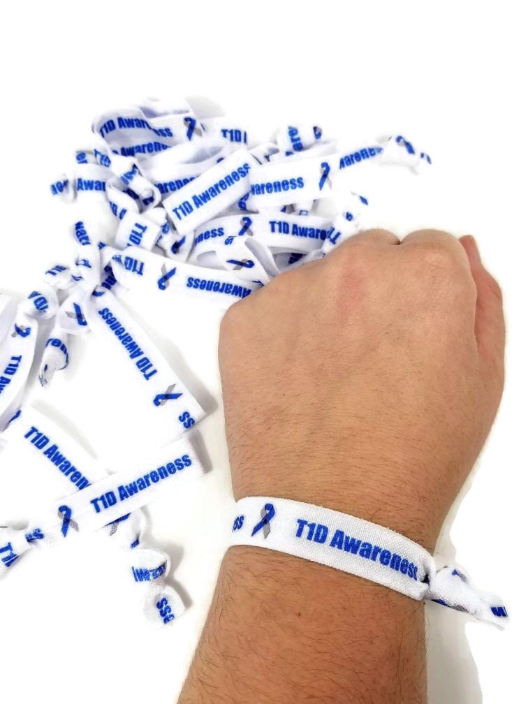 5, 10, 25, or 50 Ties - T1D Awareness - Type 1 Diabetes Great for ...