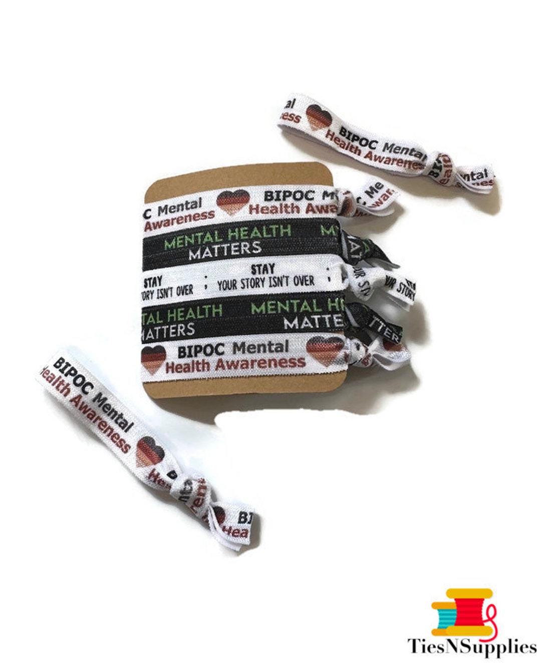 5 Piece Set - BIPOC Mental Heath Awareness- Great for Support ...