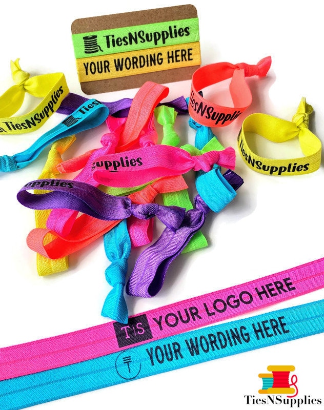 2-4 Day Processing Time - Neon Ties- Custom / Personalized - 5/8 ...