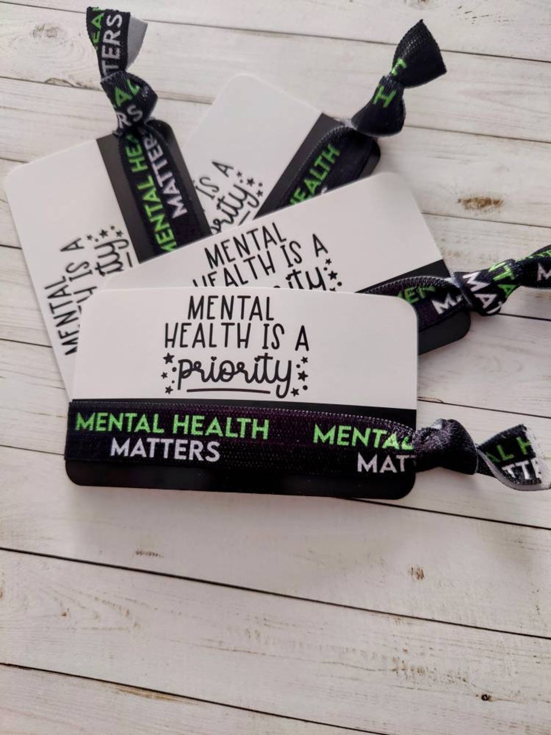 Mental Health Matters Tie on Mental Health is a Priority Card- Elastic ...