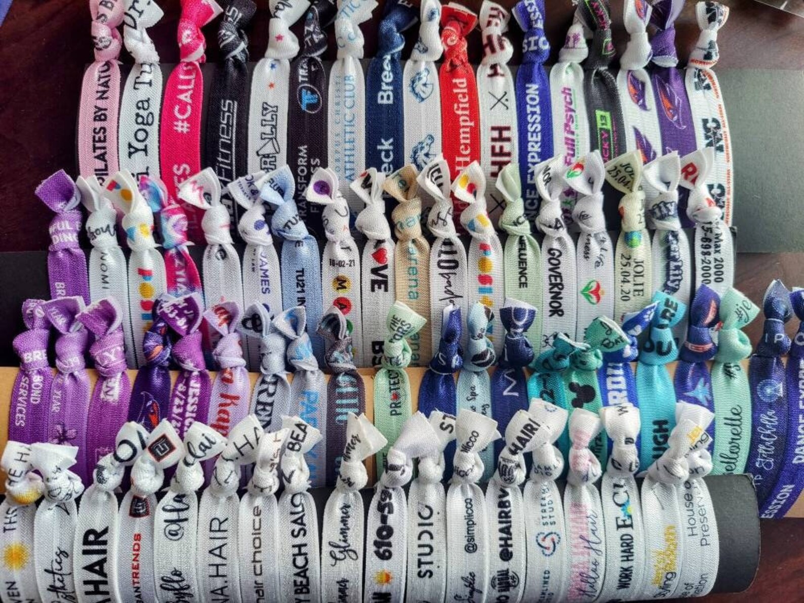 50 Logo Ties- Printed With Your Image and Wording- 1-3 Day Processing ...
