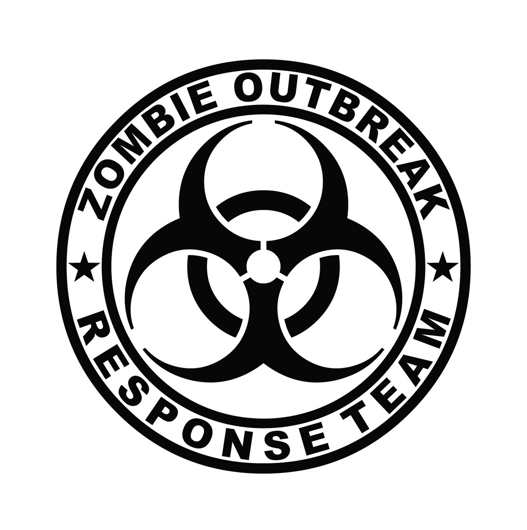 Zombie Outbreak Response Team Vinyl Decal | Multiple Sizes and Colors ...
