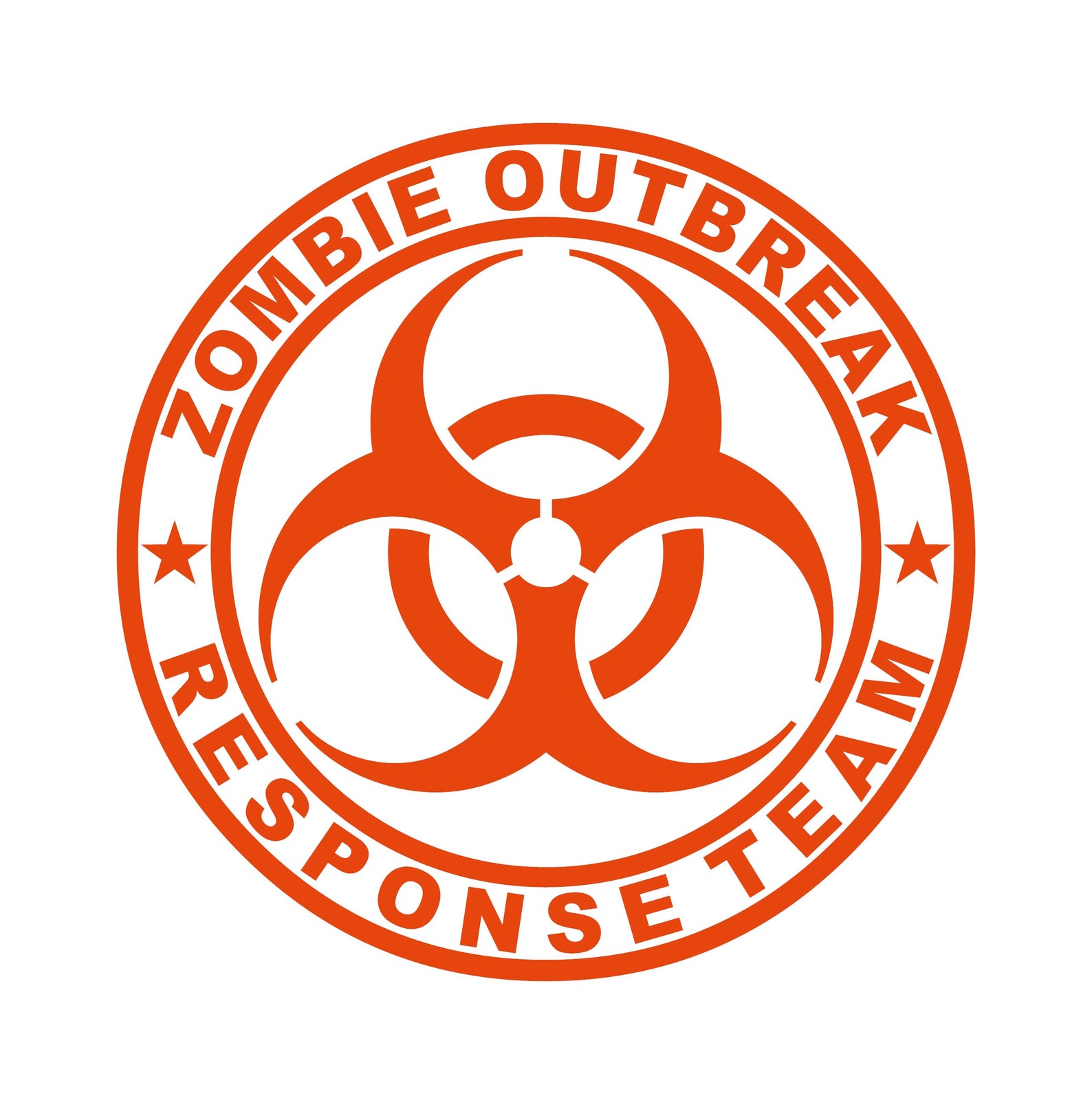 Zombie Outbreak Response Team Vinyl Decal | Multiple Sizes and Colors ...