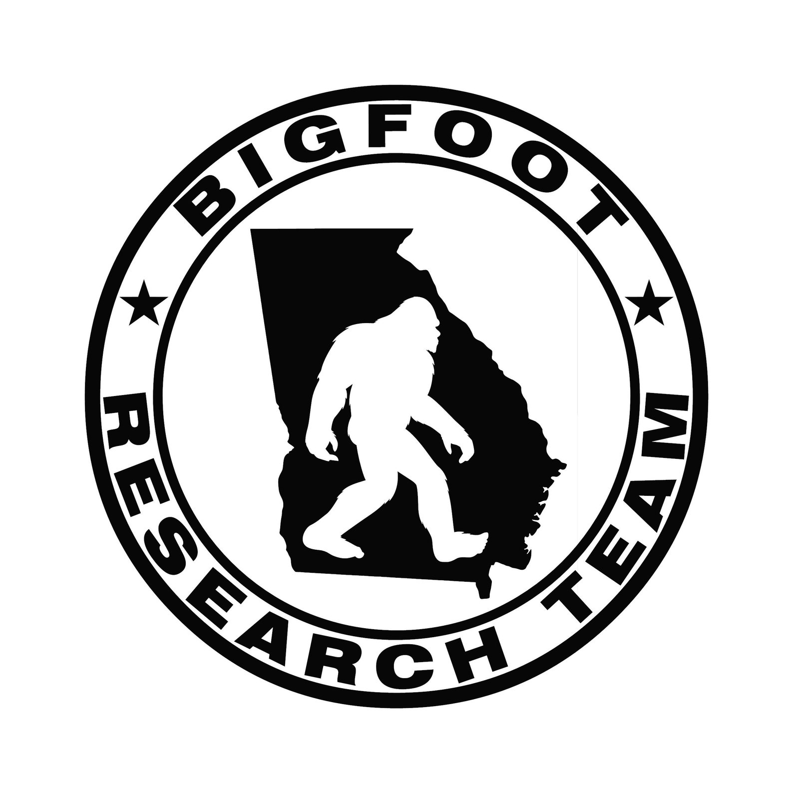 Georgia Bigfoot Research Team Vinyl Decal, Bigfoot Decal, Sasquatch ...