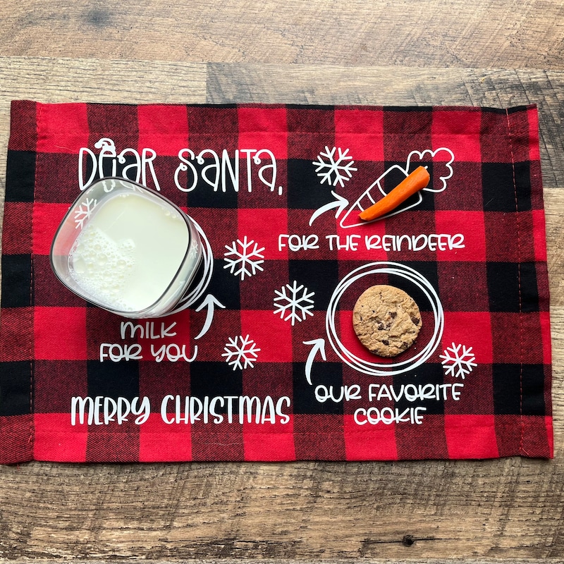 Dear Santa Placemat - Etsy