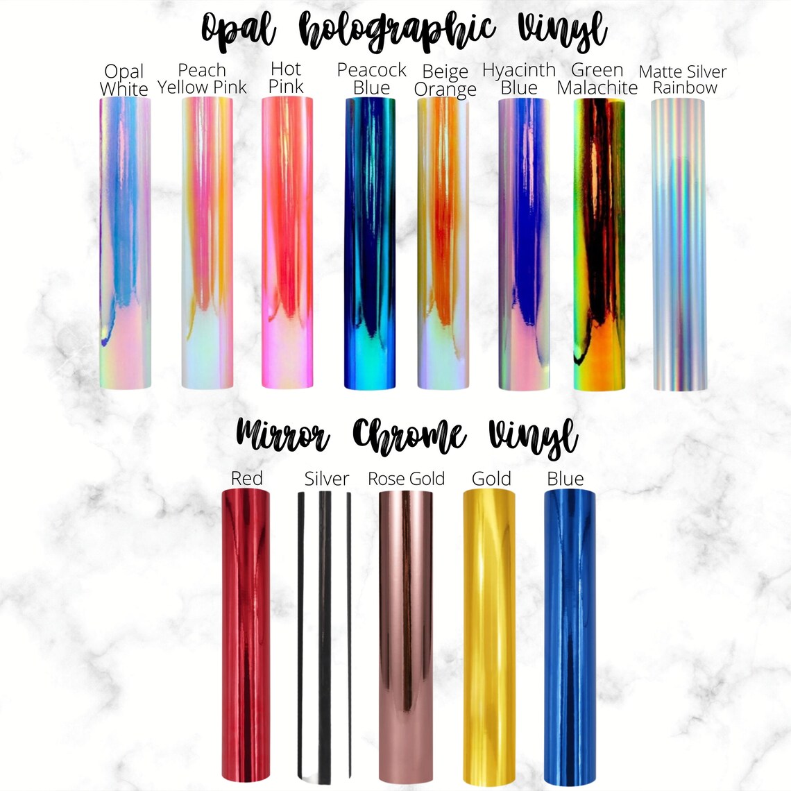 Round Block Monogram Vinyl Decals Holographic Monogram - Etsy