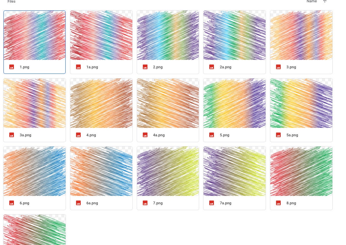 Digital File A Collection of Scribble Frames and Backing Patterns for ...