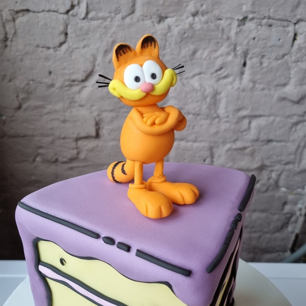Garfield Birthday Cake Toppers - Etsy