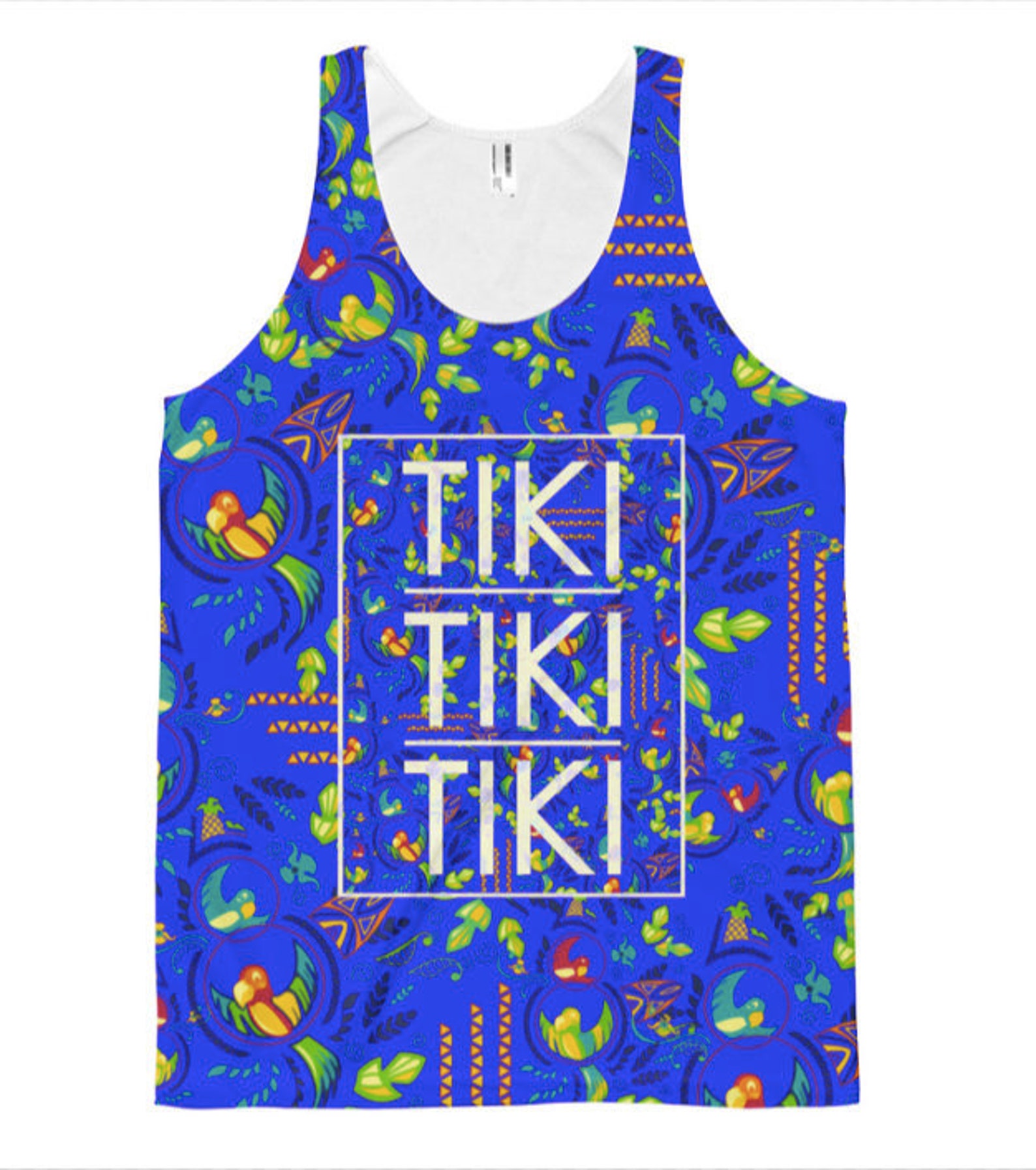 Enchanted tiki TIKI Tiki Room Tank - Etsy