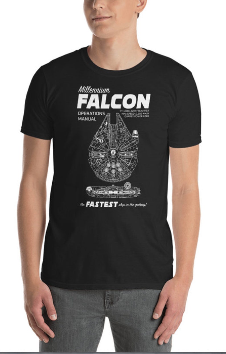 Millennium Falcon Shirt : Operations Manual Star Wars Shirt - Etsy