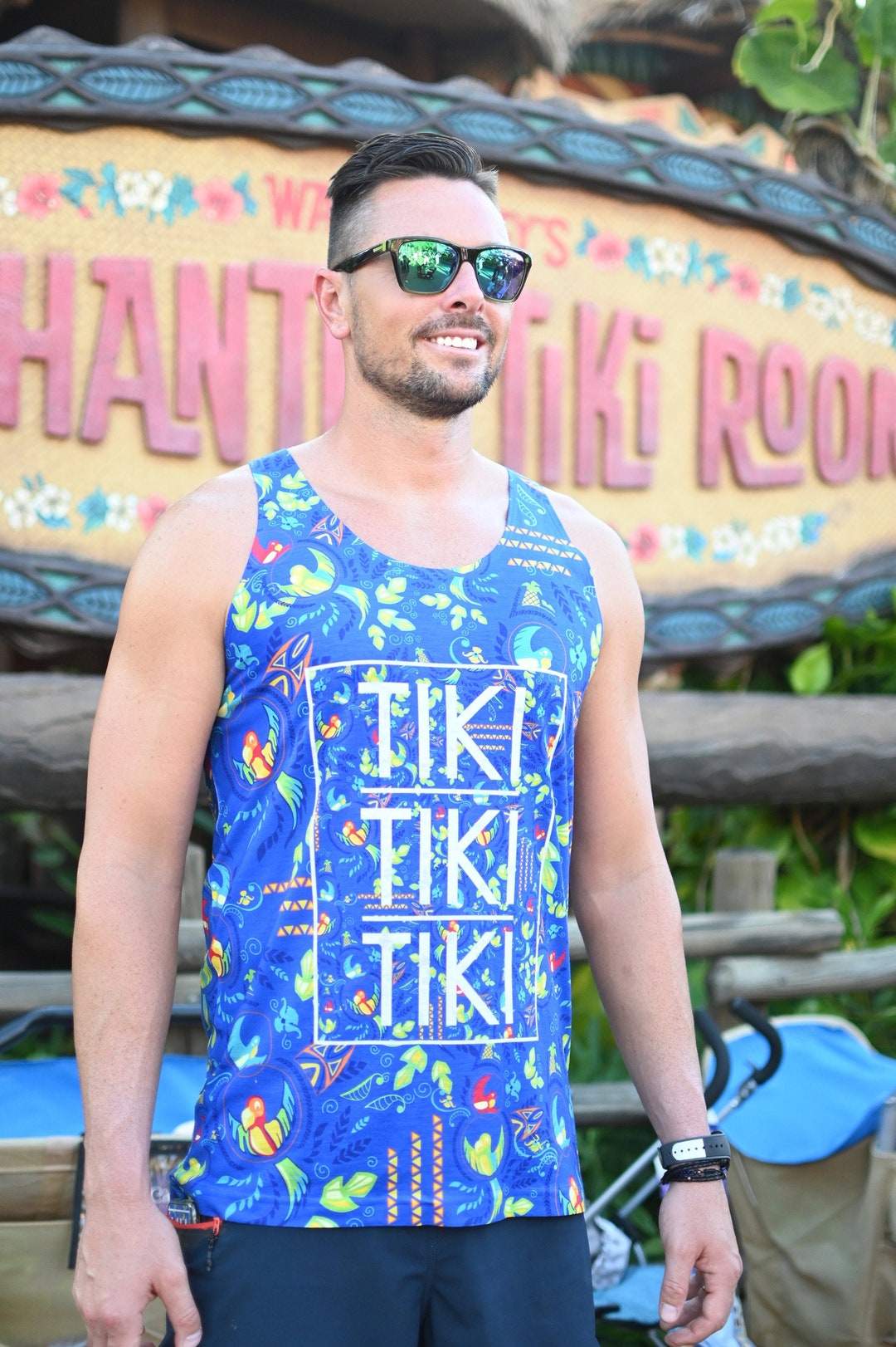 Enchanted tiki TIKI Tiki Room Tank - Etsy