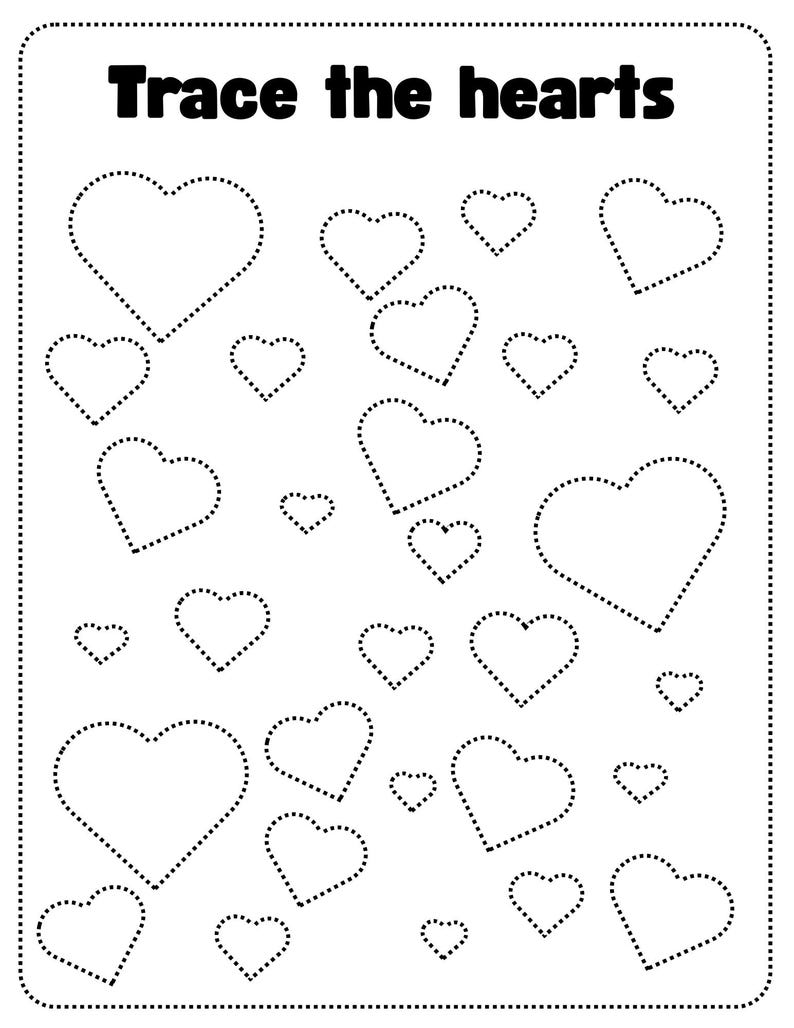 Valentine's Number Tracing Printable | Numbers 1–10 & 1–20 | Preschool ...