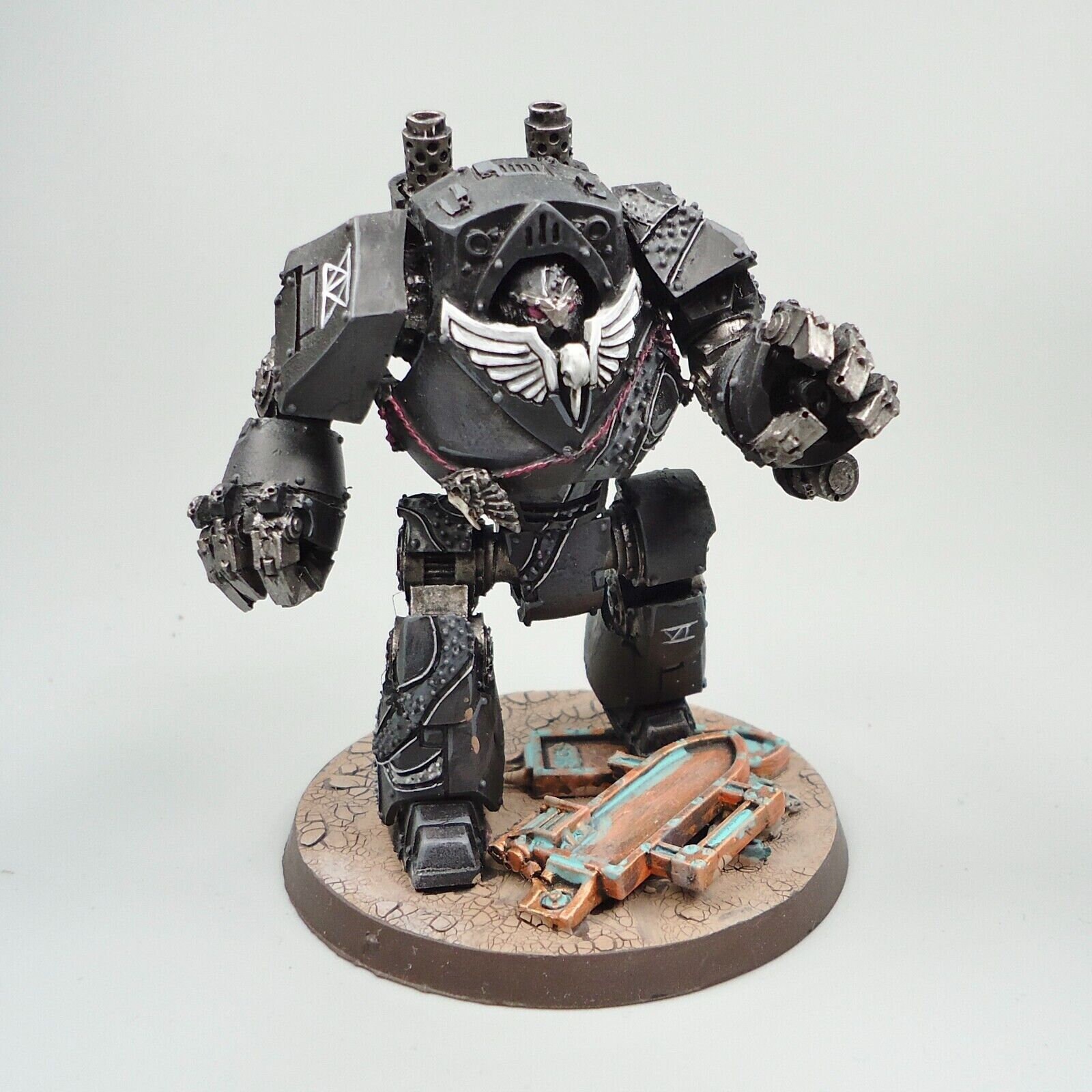 Warhammer 40k Army Space Marines Raven Guard Contemptor Dread GW and 3D ...