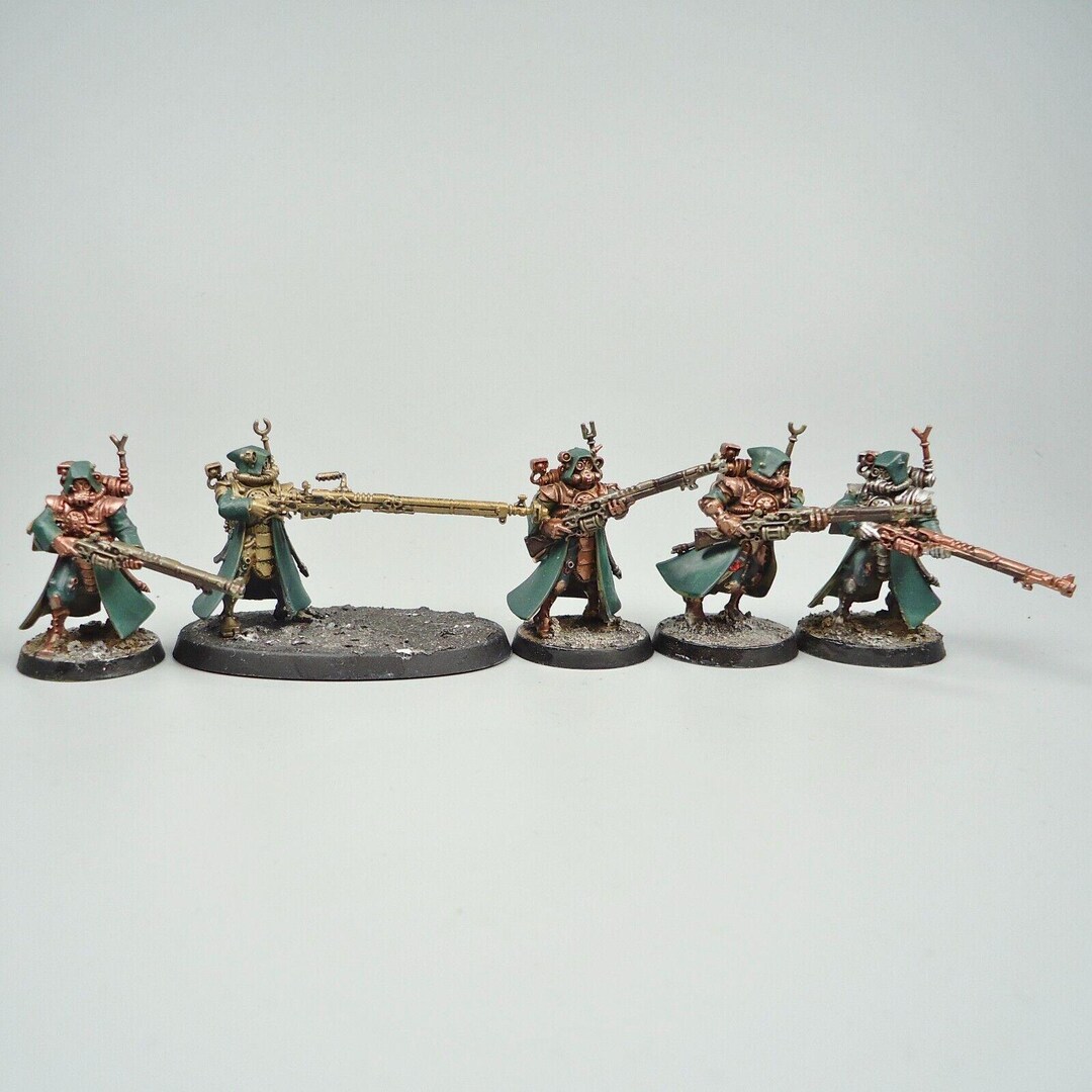 Warhammer 40k Army Adeptus Mechanicus Skitarii Rangers X5 Painted - Etsy